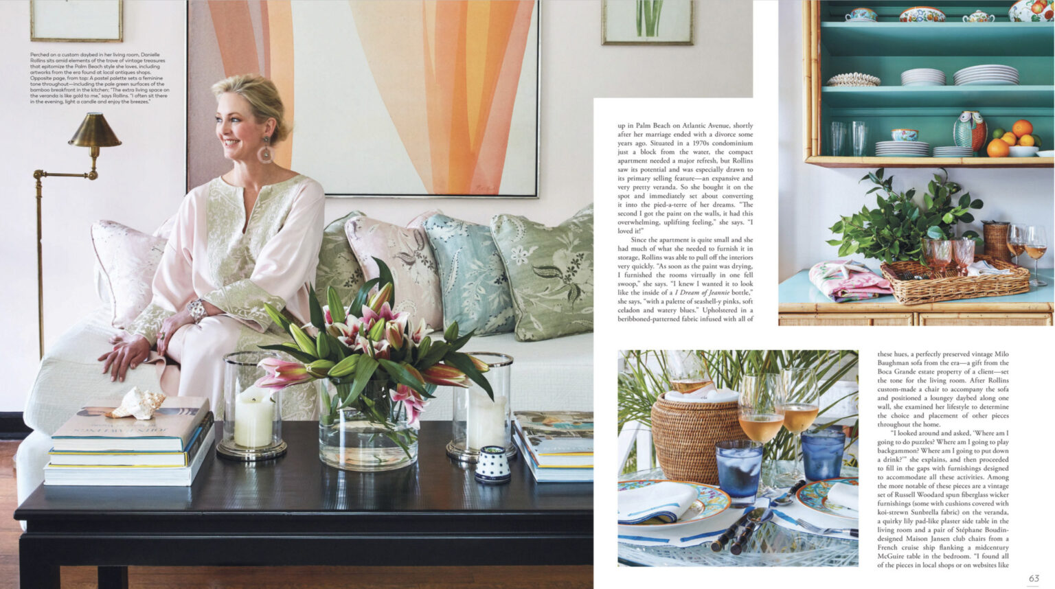 Palm Beach Interior Designer Danielle Rollins - Brantley Photography