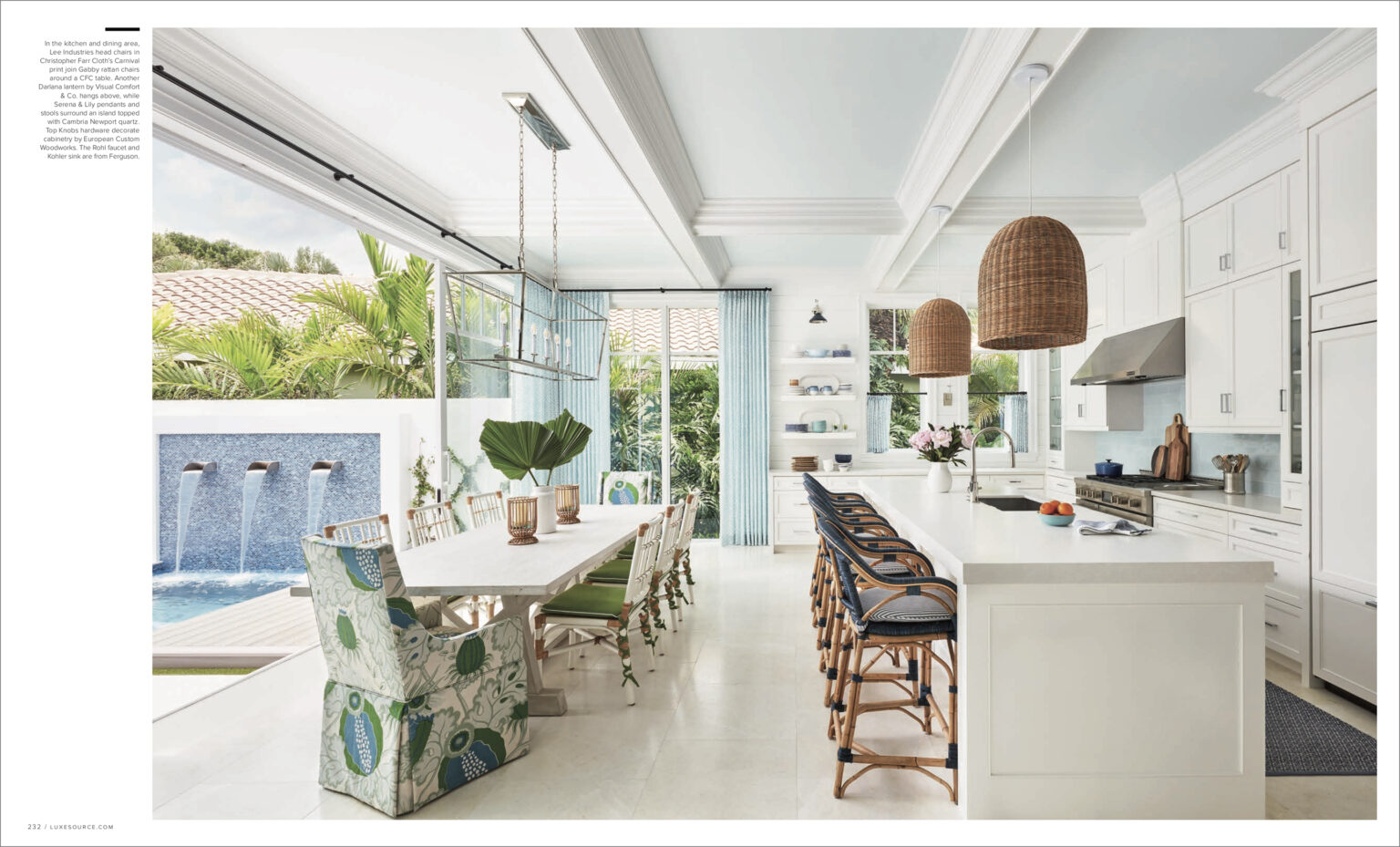 Designer’s Beach House Featured in Luxe - Brantley Photography